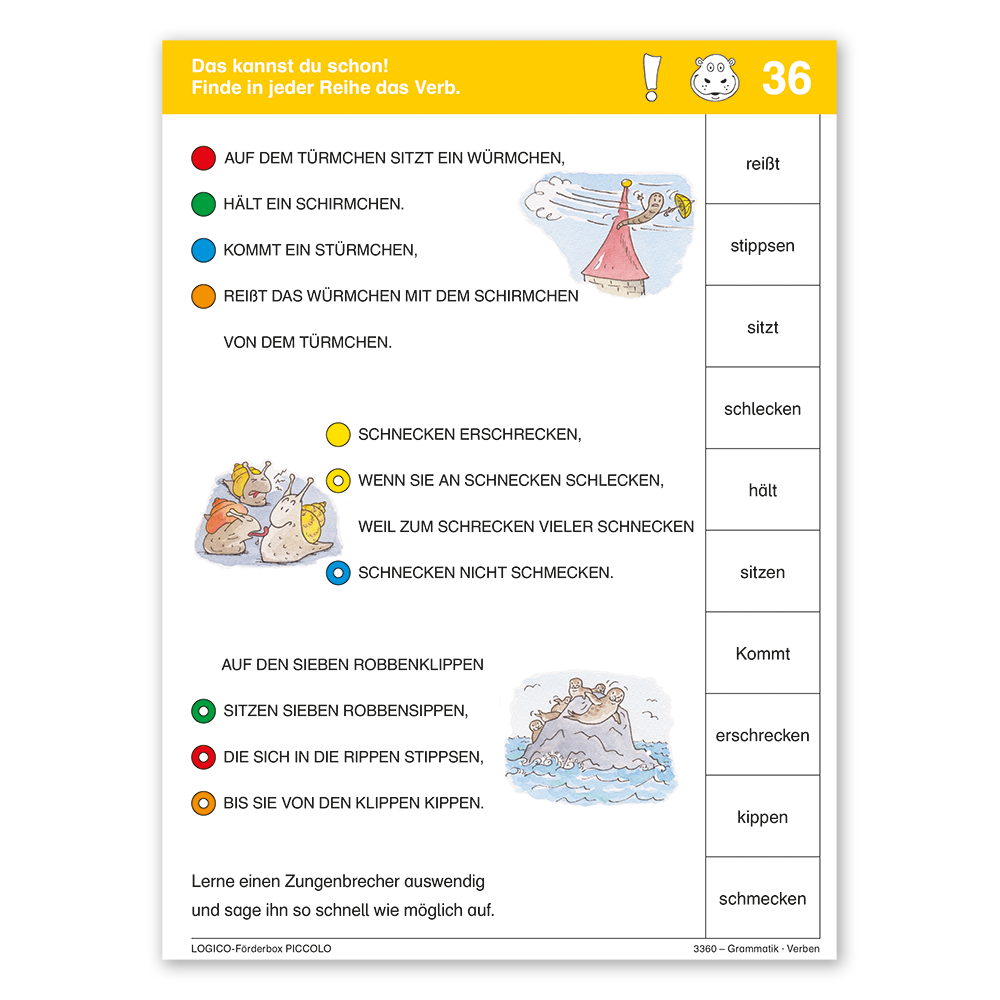 Logico Piccolo Förderbox - Grammatik | Campus